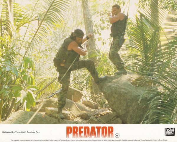Predator (1987) [UK] ~ cinema lobby cards