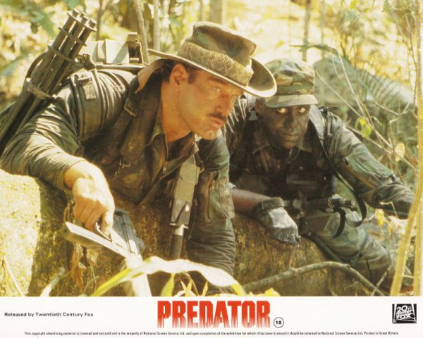 Predator (1987) [UK] ~ cinema lobby cards