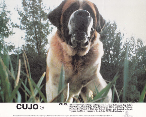 Cujo (1983) [UK] ~ cinema lobby cards