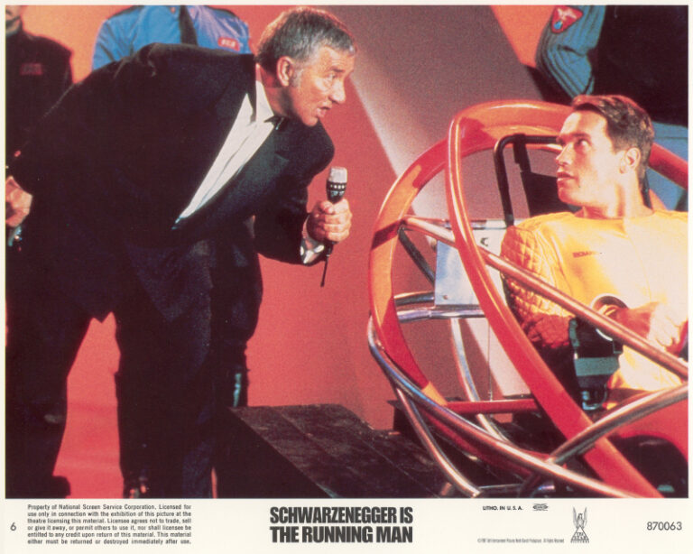 The Running Man (1987) [USA] ~ cinema lobby cards